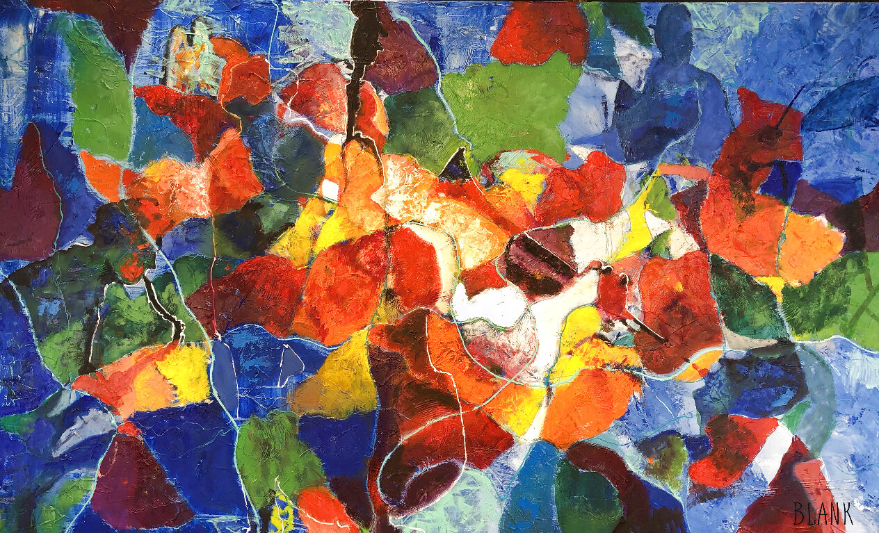 Jazz Pulse 2019 Oil on Canvas by Jerry Blank - For Sale on Art Brokerage