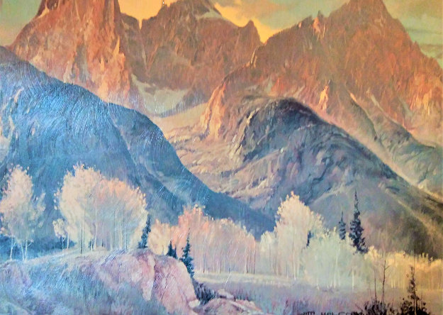 Western Landscape 1980 by Jim Wilcox - For Sale on Art Brokerage