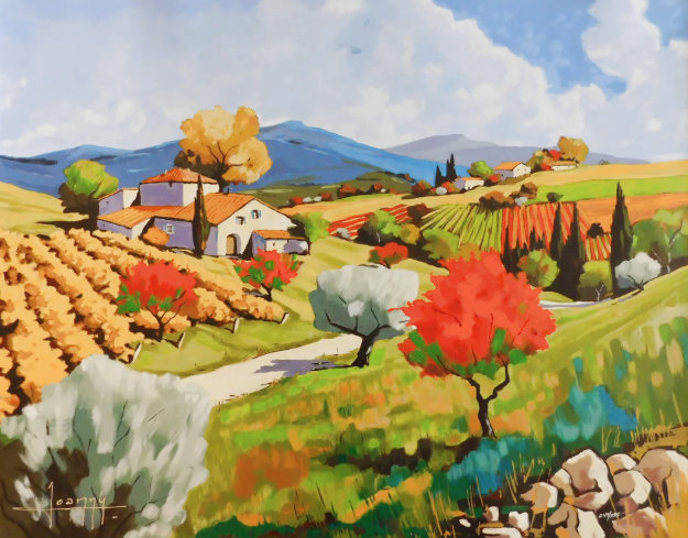 Pear Trees in the Fall PP 2003 Limited Edition Giclee on Canvas by ...
