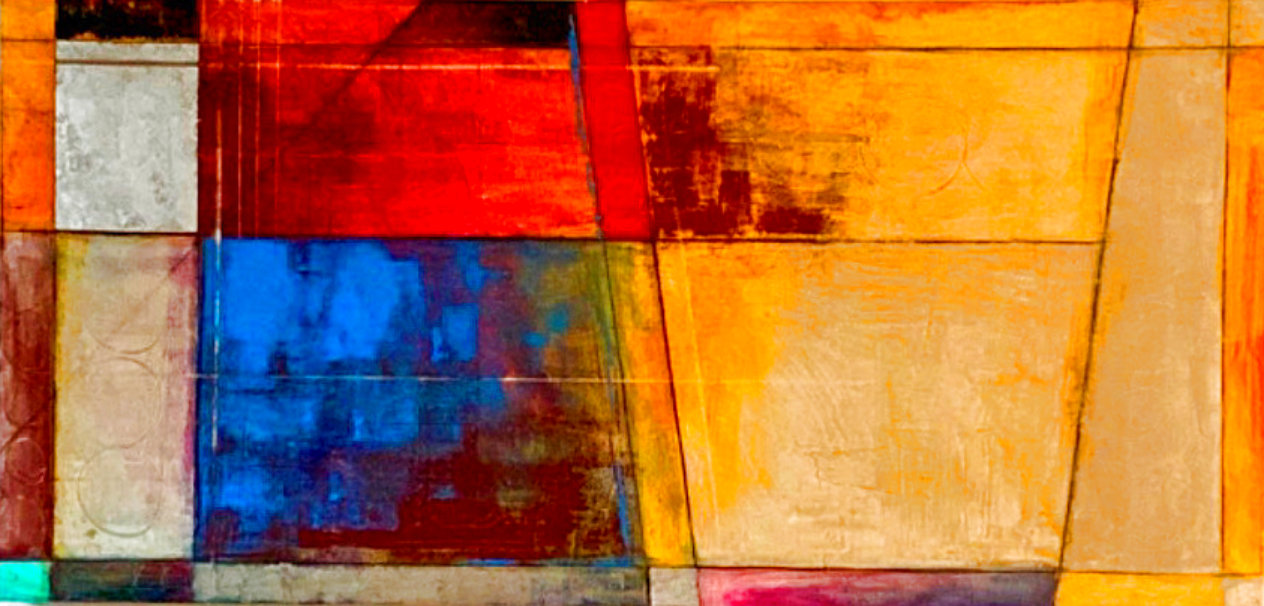 Supernal Vantage XI Mixed Media on Canvas 50x24 by John Douglas Cline ...