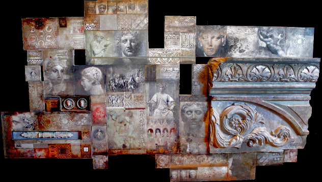 Corner of Your Eye 1997 Unique 45x39 Huge by John Douglas Cline - For ...