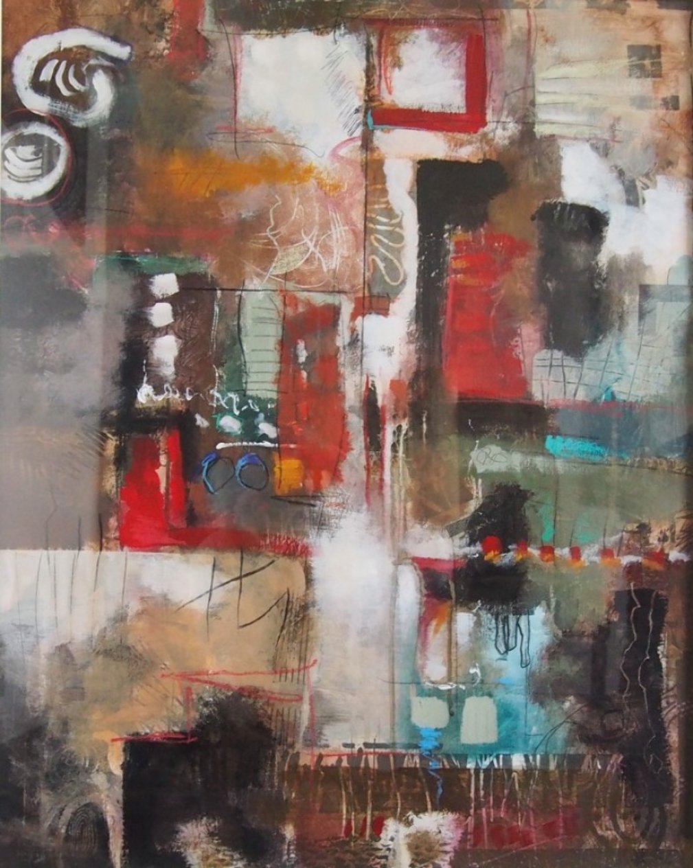 Corner of Your Eye 1997 Unique 45x39 Huge by John Douglas Cline - For ...