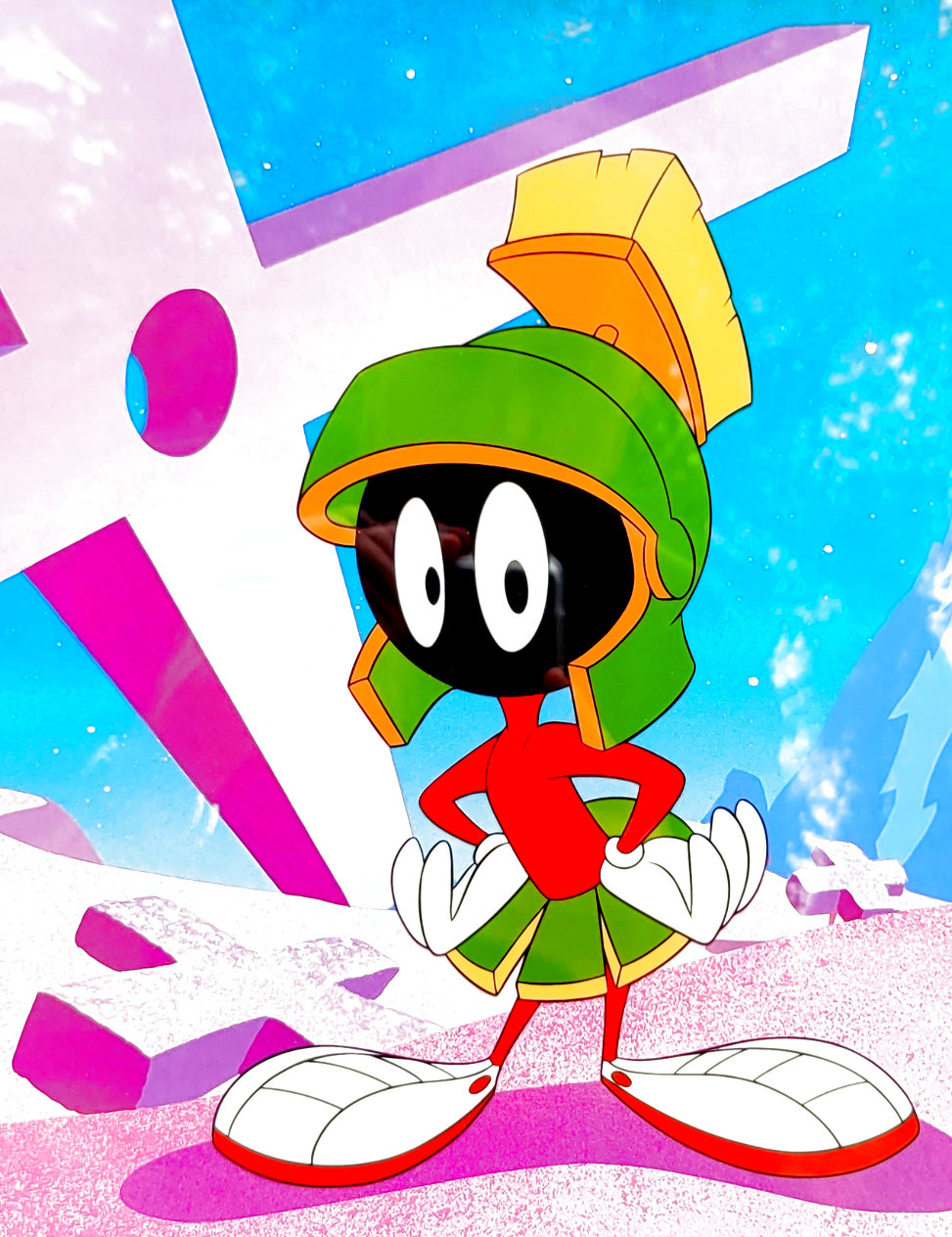 Classic Marvin the Martian AP 1998 Animation Cell 12x10 by Chuck Jones ...