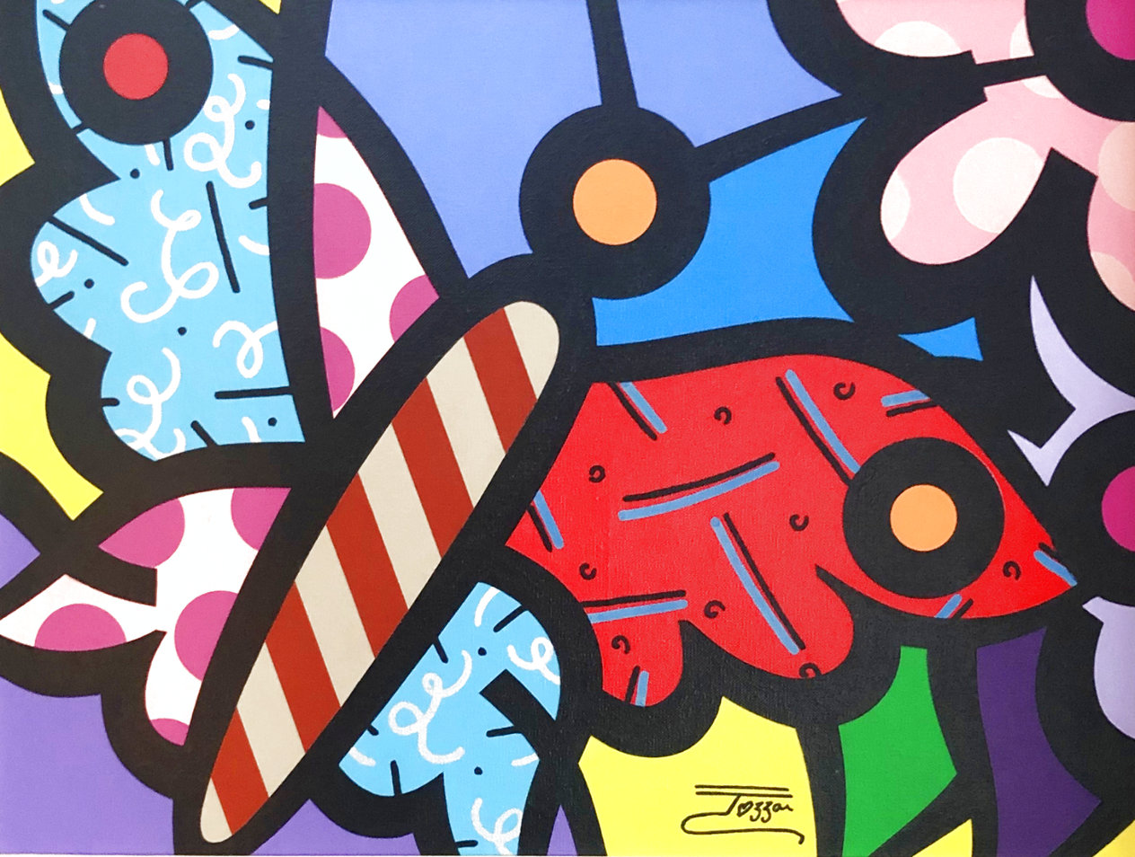 Jozza, original painting, Jozzas Garden by Jozza - For Sale on Art ...