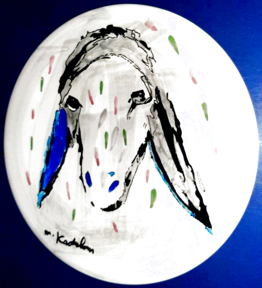 Israeli Modern Artist Menashe Kadishman Artwork For Sale - 7 Listings