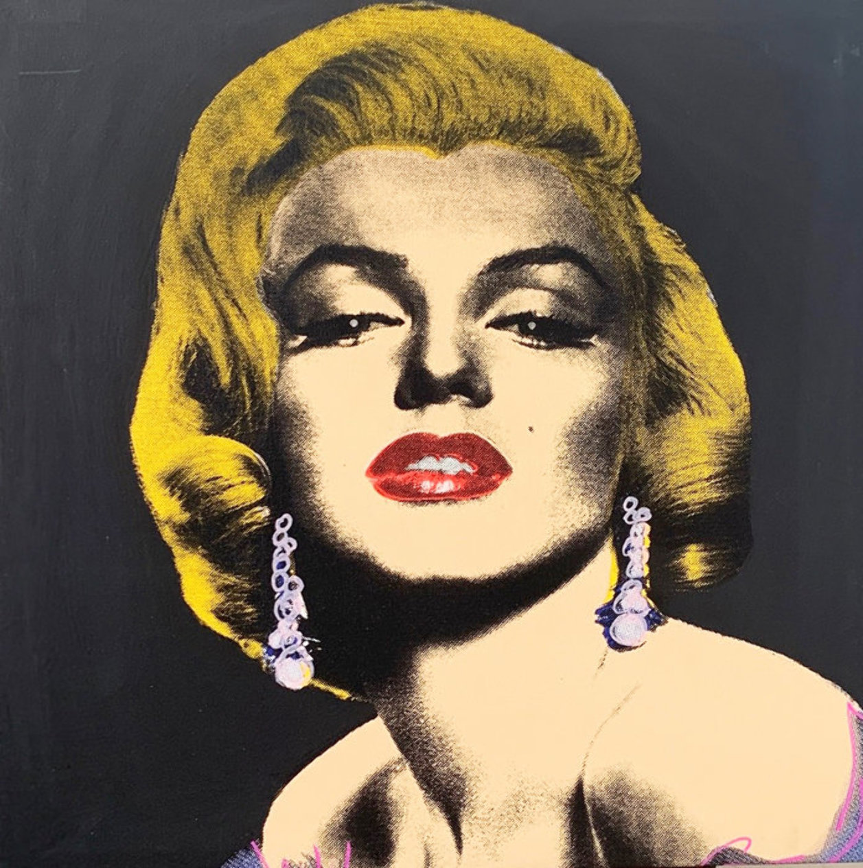Steve Kaufman pop art, Portraits, marilyn monroe ,celebrity by Steve ...