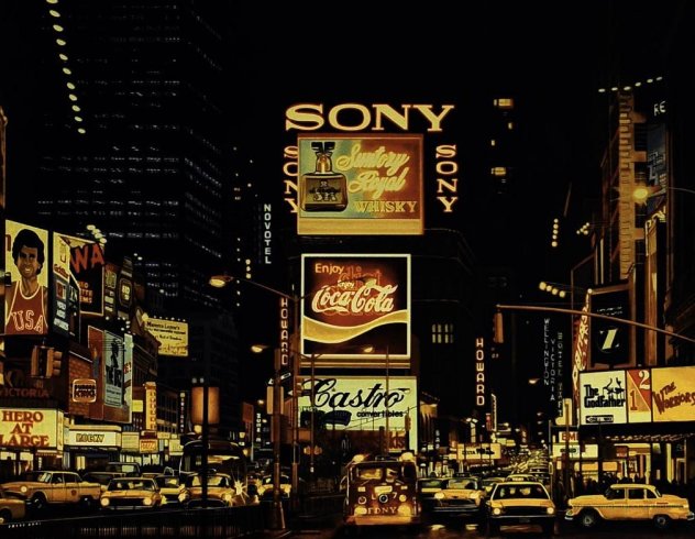 Untitled Las Vegas Cityscape 1995 48x60 by Ken Keeley - For Sale on Art ...