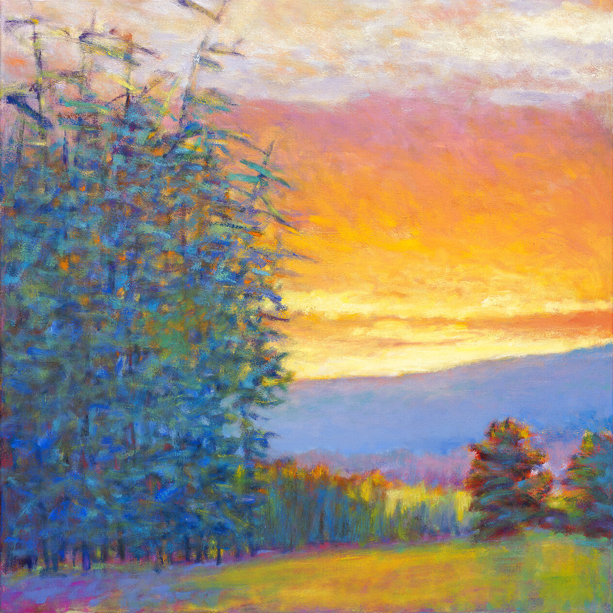 Enriched Evening Sunset Limited Edition Giclee on Canvas by Ken Elliott ...