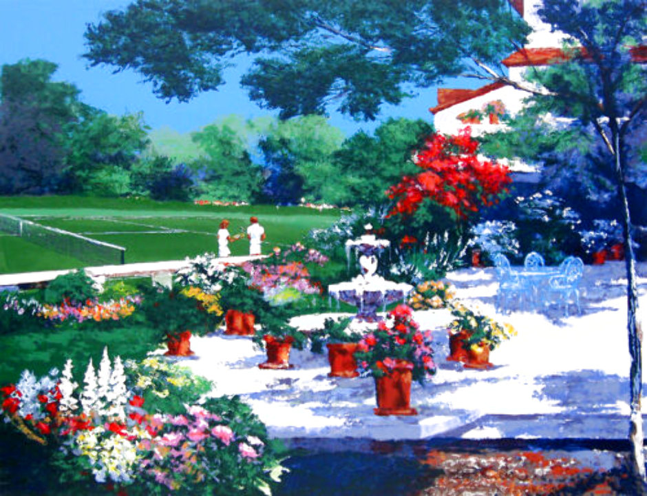 Park West Artist: Mark King American British Impressionist Artist ...