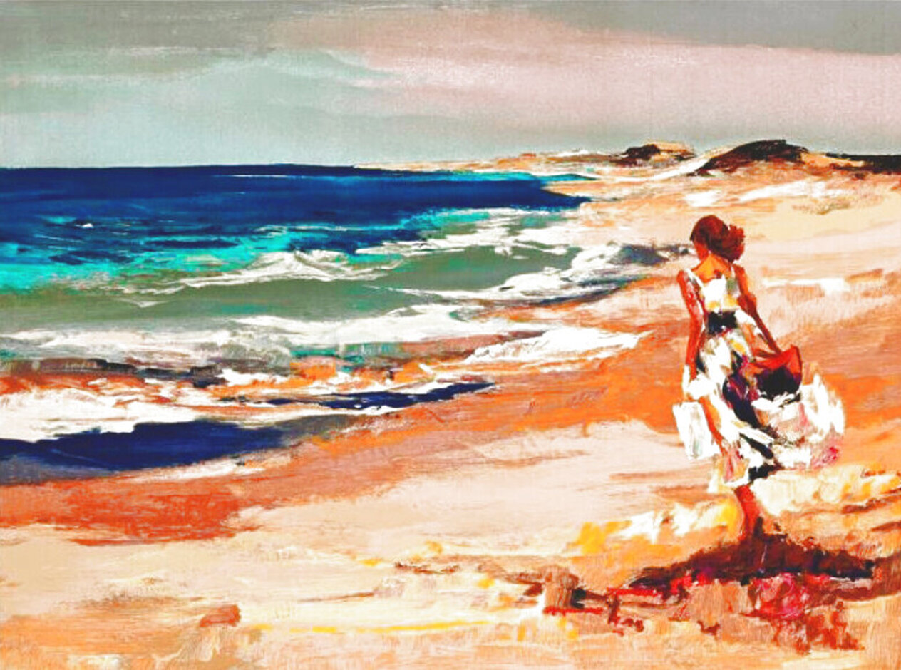 By the Sea 1990 Limited Edition Serigraph by Mark King - For Sale on ...