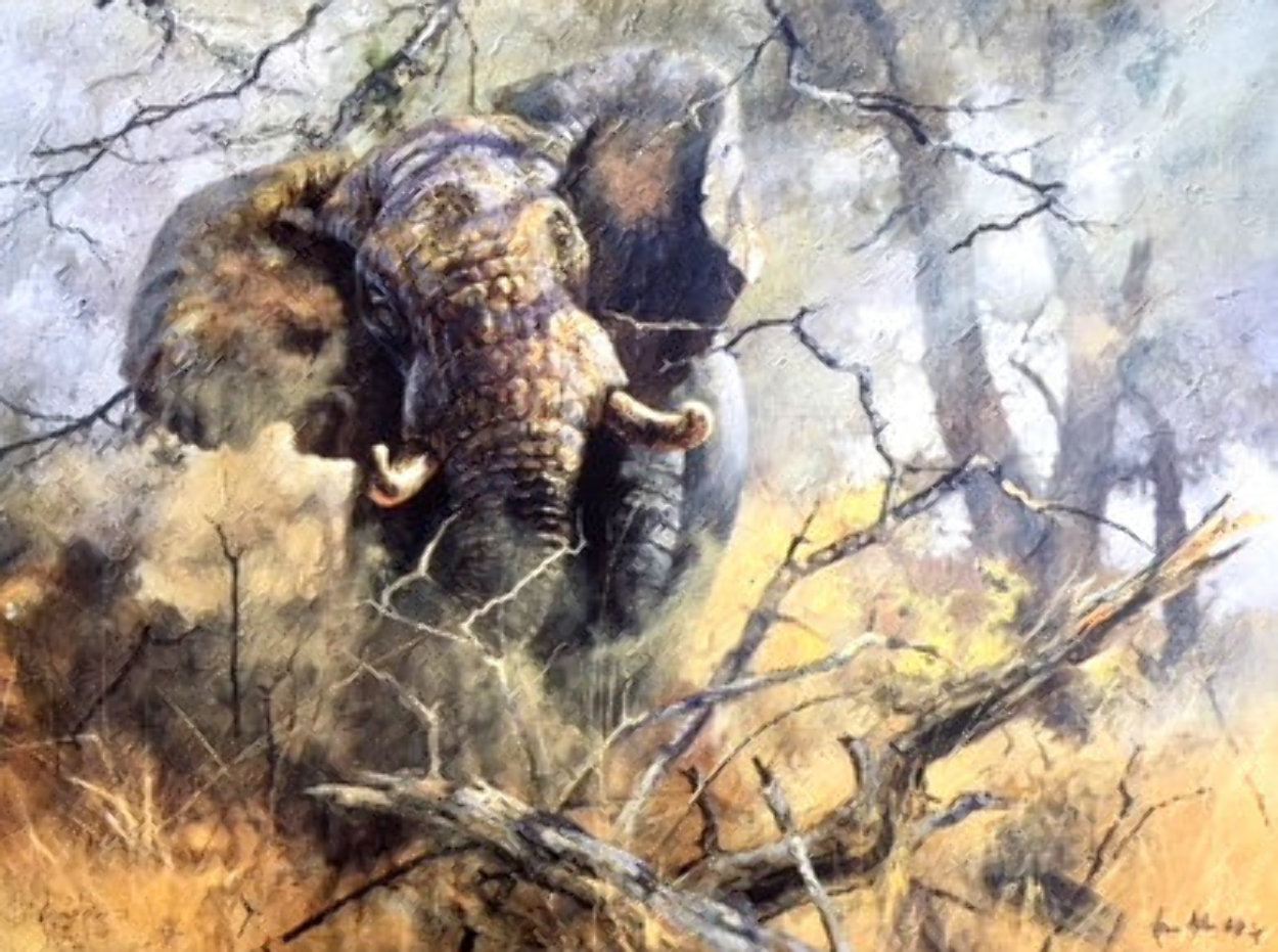 Aggression 1995 Giclee 21x28 by Kobus Moller