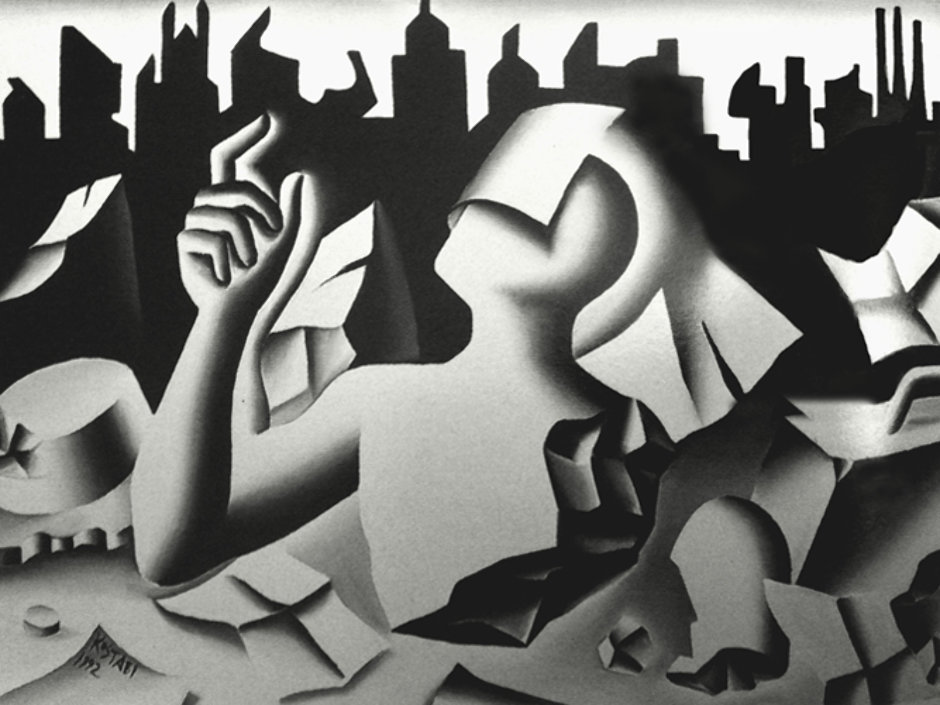 Park West: Mark Kostabi American New York Pop Artist Paintings/prints ...
