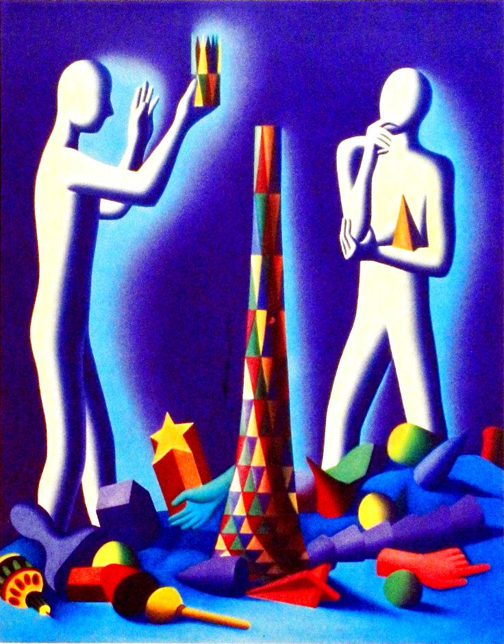 Park West: Mark Kostabi American New York Pop Artist Paintings/prints ...