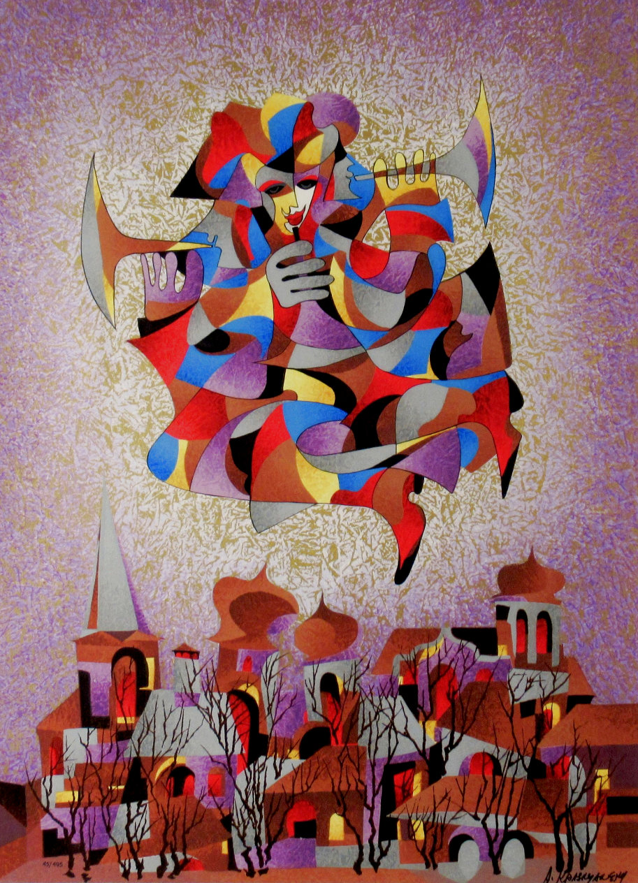 City's Conscience 2007 Limited Edition Serigraph by Anatole Krasnyansky ...