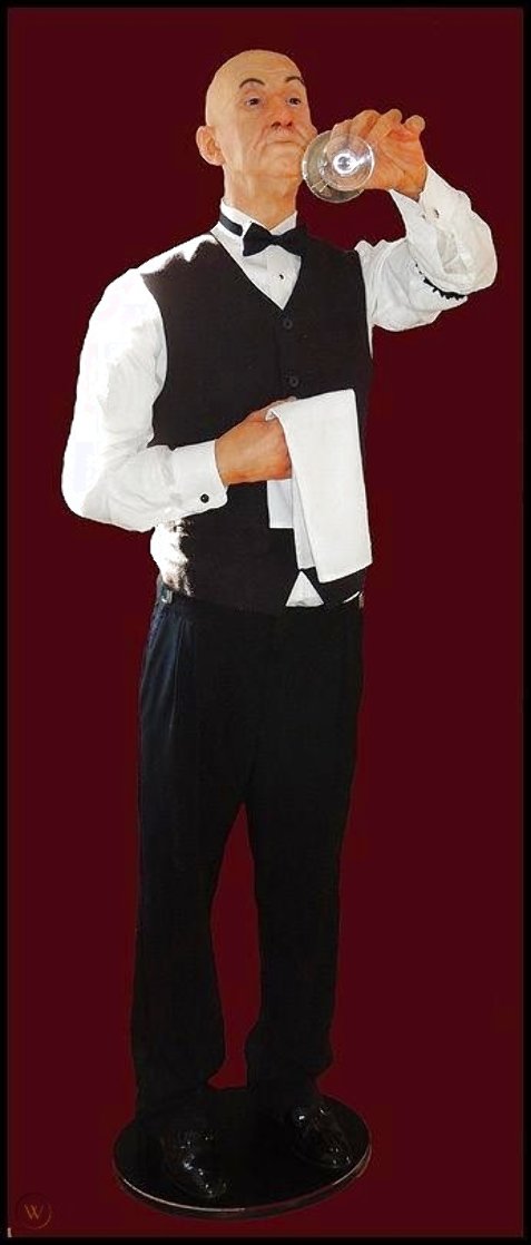 Tom Kuebler, Curly, Mixed Media Sculpture by Tom Kuebler