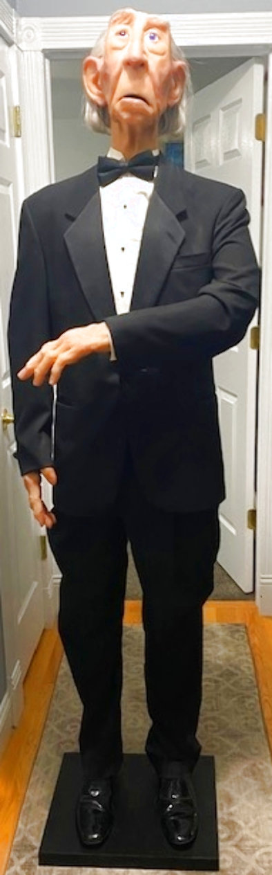 Alfred Mixed Media Sculpture 1999 73 in by Tom Kuebler