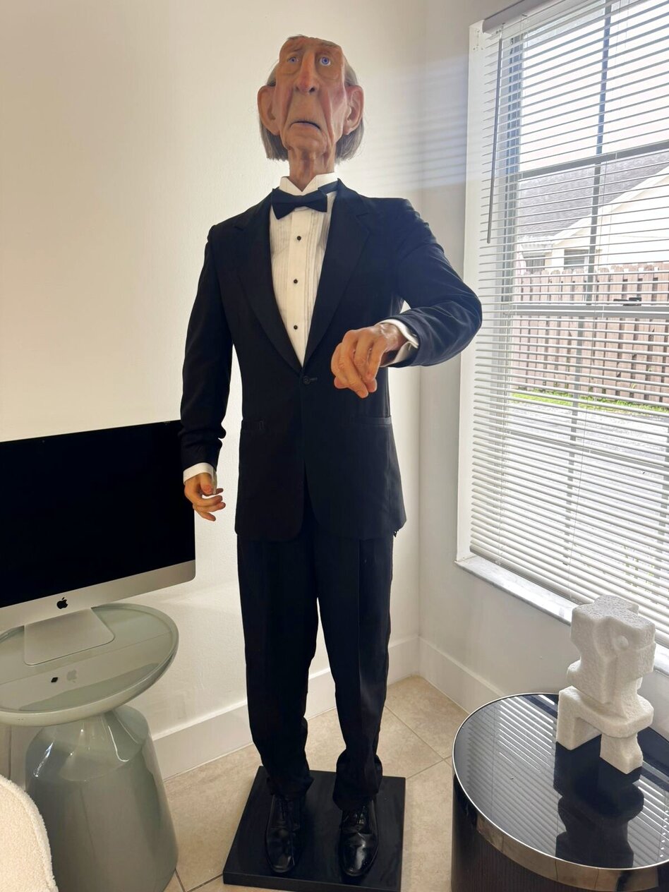 Alfred the Butler Mixed Media Sculpture 1999 74 in by Tom Kuebler - For ...