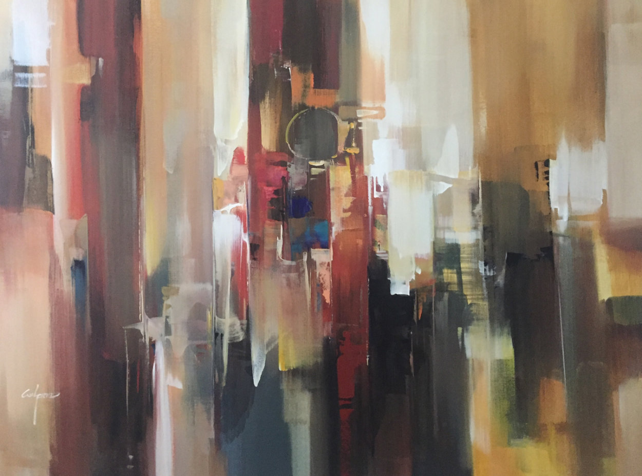 Untitled Abstract Painting 2004 36x48 by Wilfred Lang