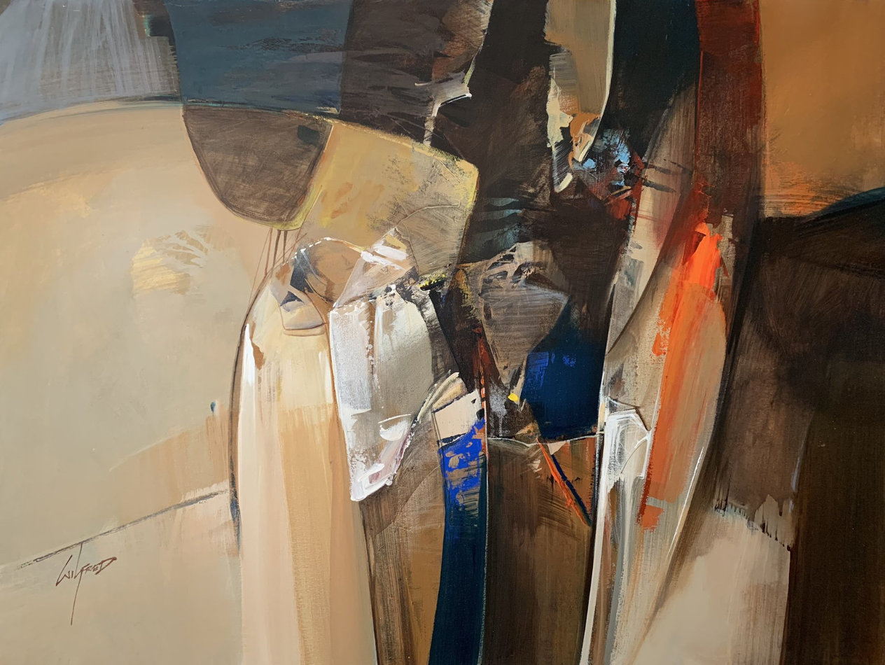 Wilfred Lang original painting, abstract by Wilfred Lang - For Sale on ...