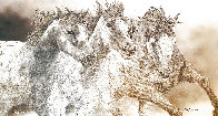 Protesters Limited Edition Giclee on Canvas by Judy Larson - For Sale ...