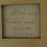 Fermeture Annuelle 2002 32x27 by Claude Lazar - For Sale on Art Brokerage