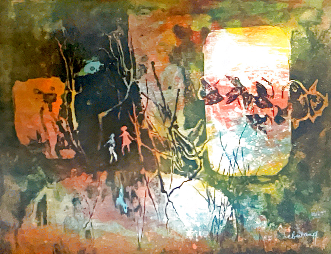 In the Forest Limited Edition Lithograph by Lebadang - For Sale on Art ...