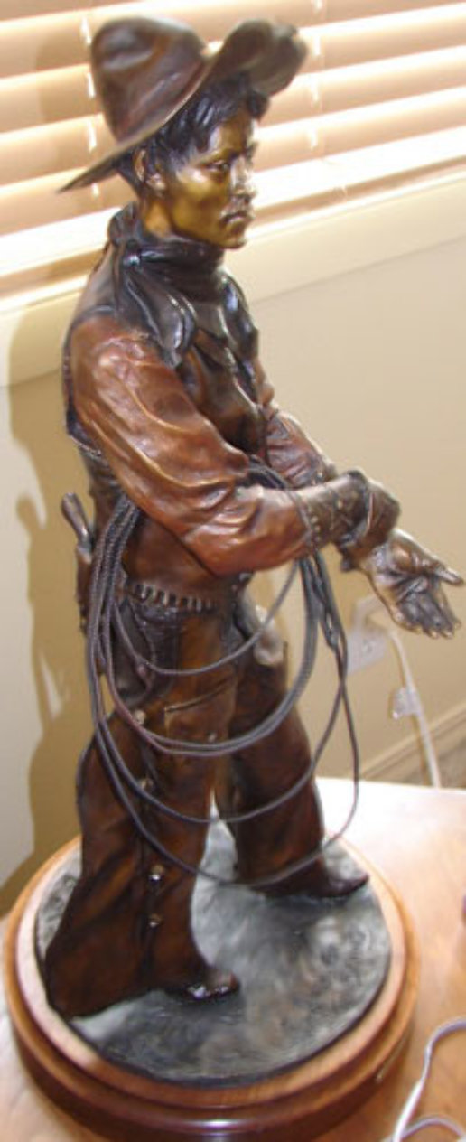 Workin' for the Brand Bronze Sculpture 27 in by David Lemon - For Sale ...
