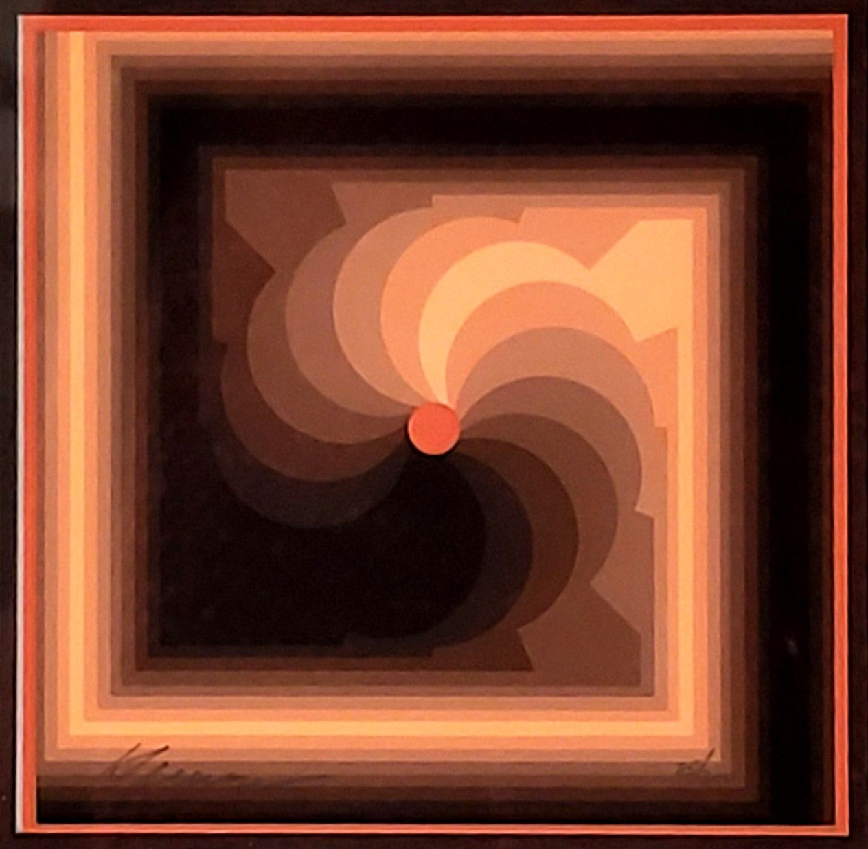 In Motion 1989 Silkscreen 8x8 by Lev Moross - For Sale on Art Brokerage