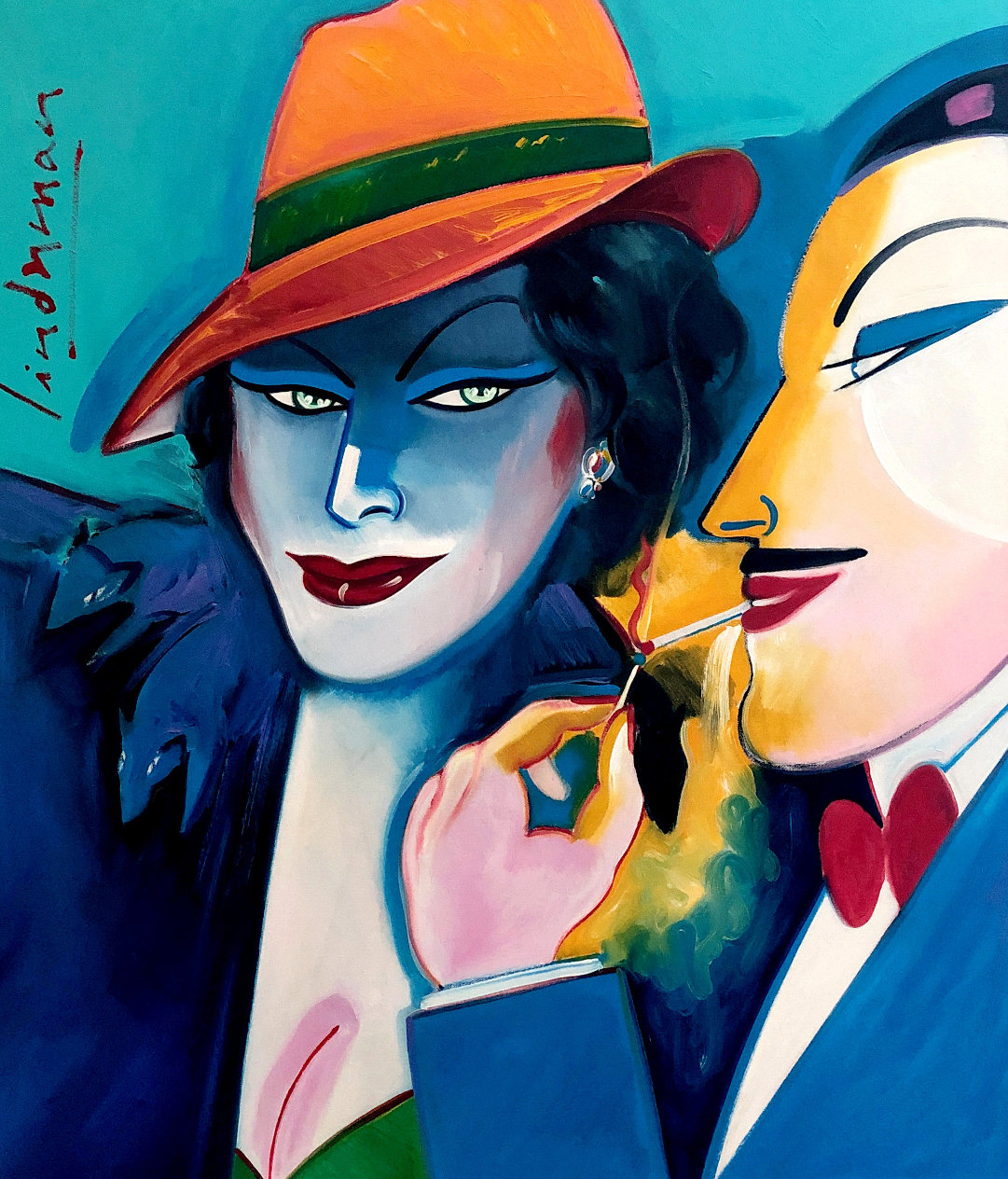 Paris Connection 1983 by Earl Linderman - For Sale on Art Brokerage