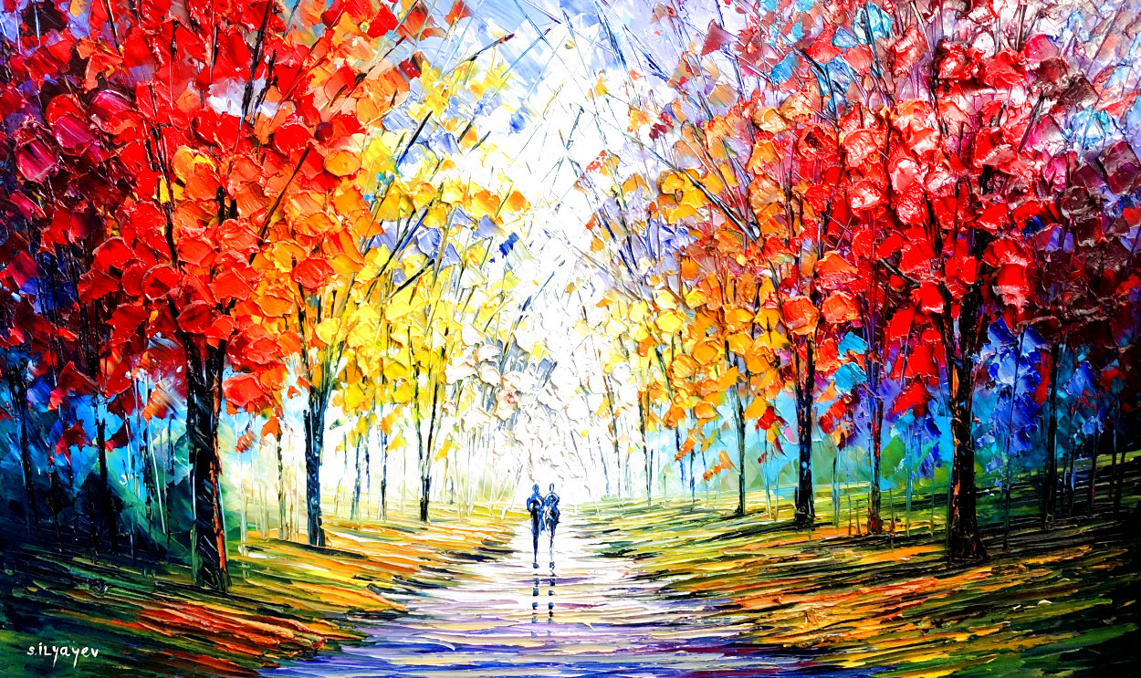 Untitled Oil on Canvas 2013 28x44 by Slava Ilyayev