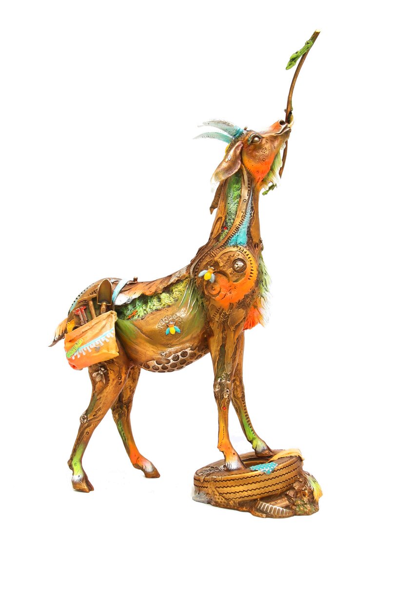 Erik (Goat) AP 2004 Limited Edition Bronze Sculpture by Nano Lopez ...