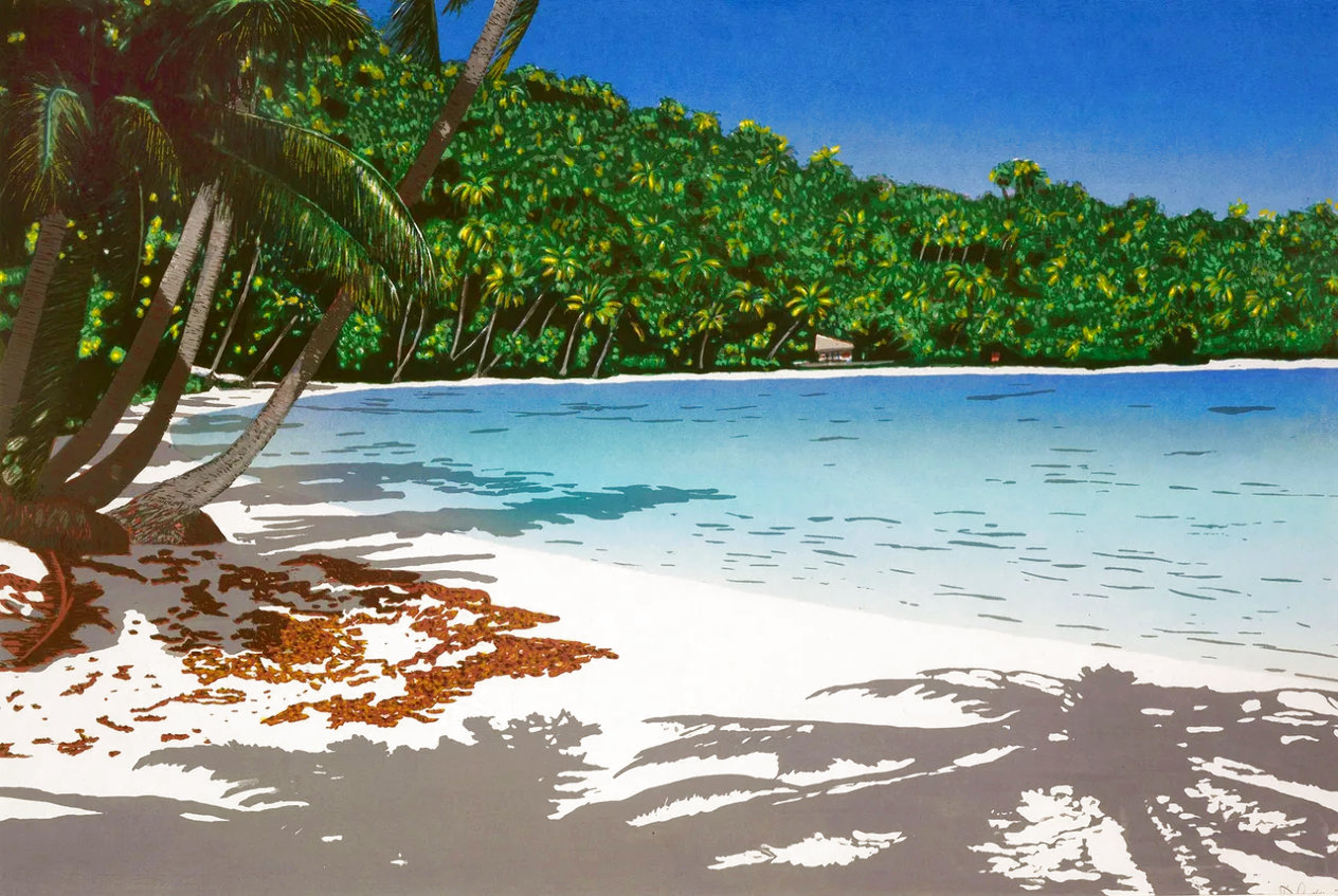 Bora Bora 1988 Limited Edition Serigraph by Dan Mackin - For Sale on ...