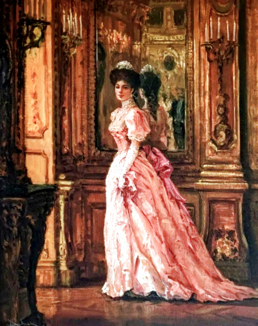 Grand Entrance Lithograph 23x20 by Alan Maley - For Sale on Art Brokerage