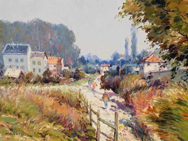 Omar Malva Original Paintings, Watercolors, Drawings And Works On Paper ...