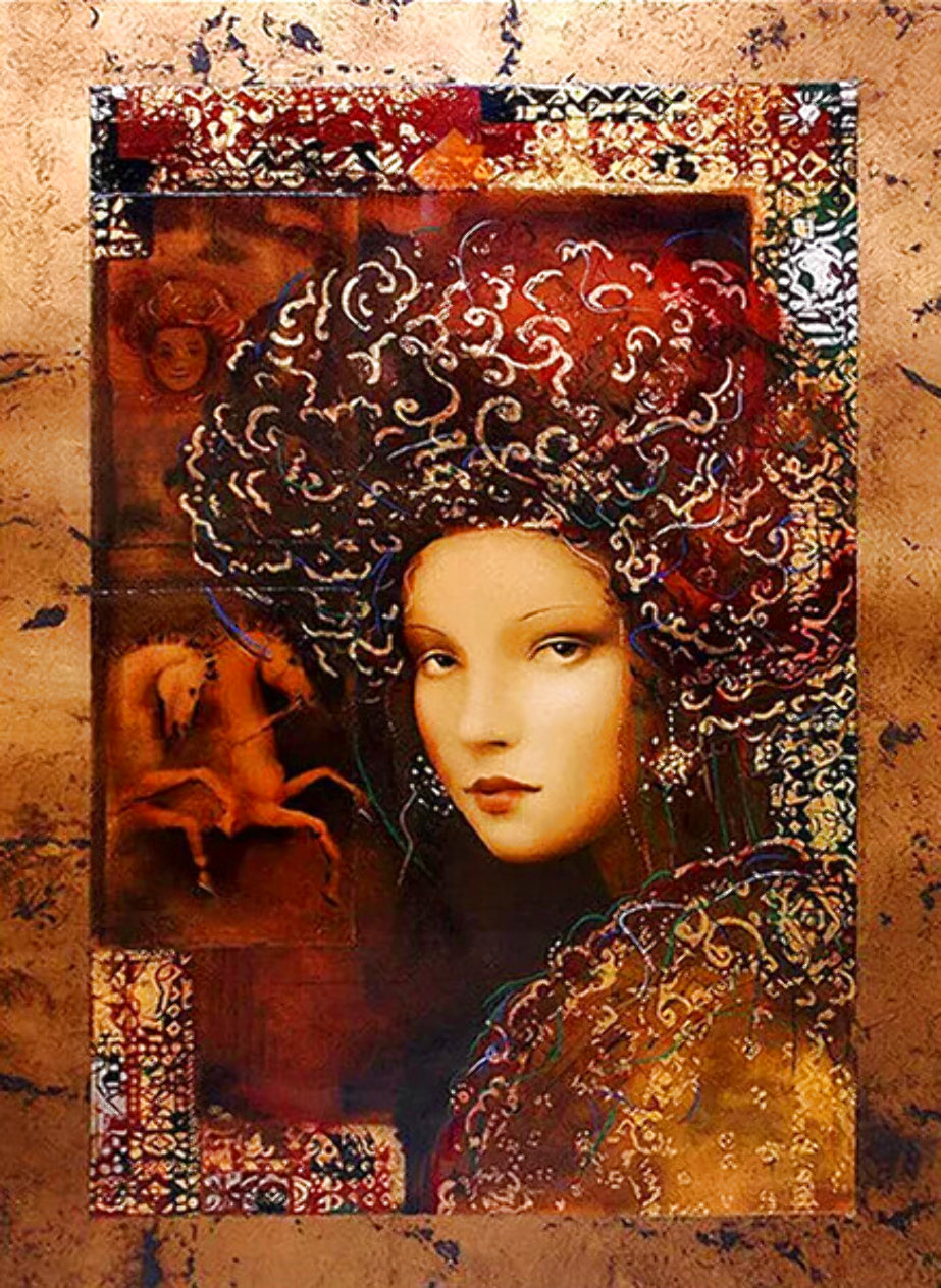 Uliana's Dream AP Limited Edition Serigraph Embellished w/ Gold Leaf by ...
