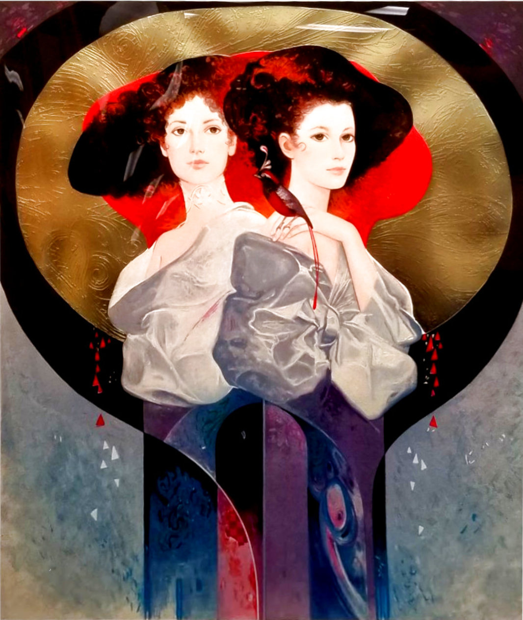 Harmony 1986 Embellished Lithograph 40x33 by Felix Mas - For Sale on ...