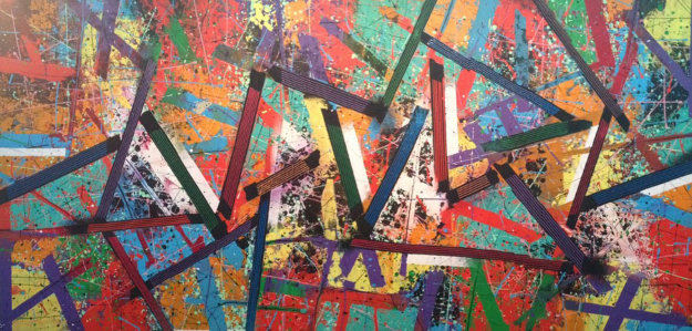 paul maxwell original painting, asian harbour by Paul Maxwell