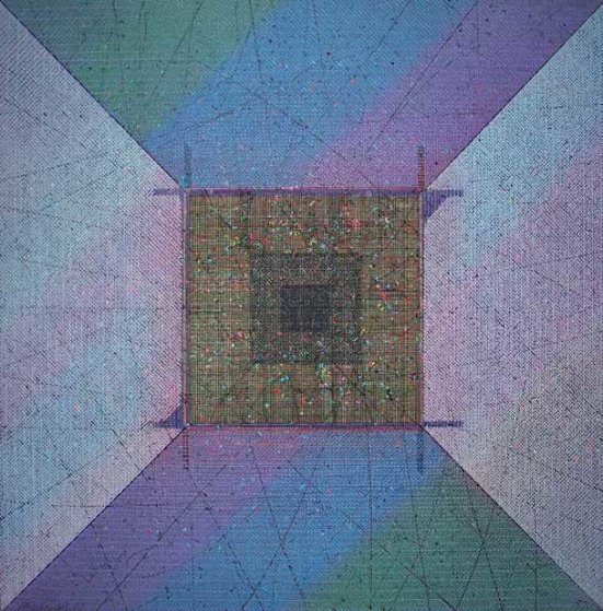 paul maxwell original painting, asian harbour by Paul Maxwell