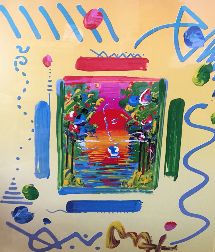 Peter Max Original Paintings, Watercolors, Drawings And Works On Paper ...