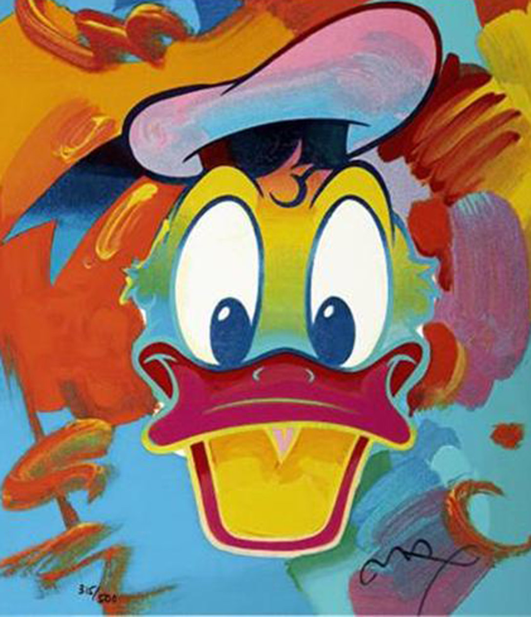 Donald Duck - Framed Suite of 4 1994 by Peter Max - For Sale on Art ...