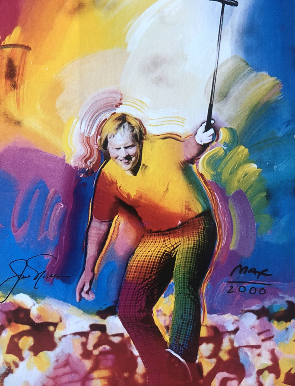 Jack Nicklaus HS by Jack 1986 by Peter Max - For Sale on Art Brokerage