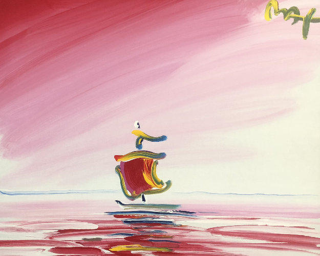 Sailboat Series XIII Ver. II #1 2003 20x24 by Peter Max - For Sale on ...