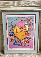 Heart Orange 1999 by Peter Max - For Sale on Art Brokerage