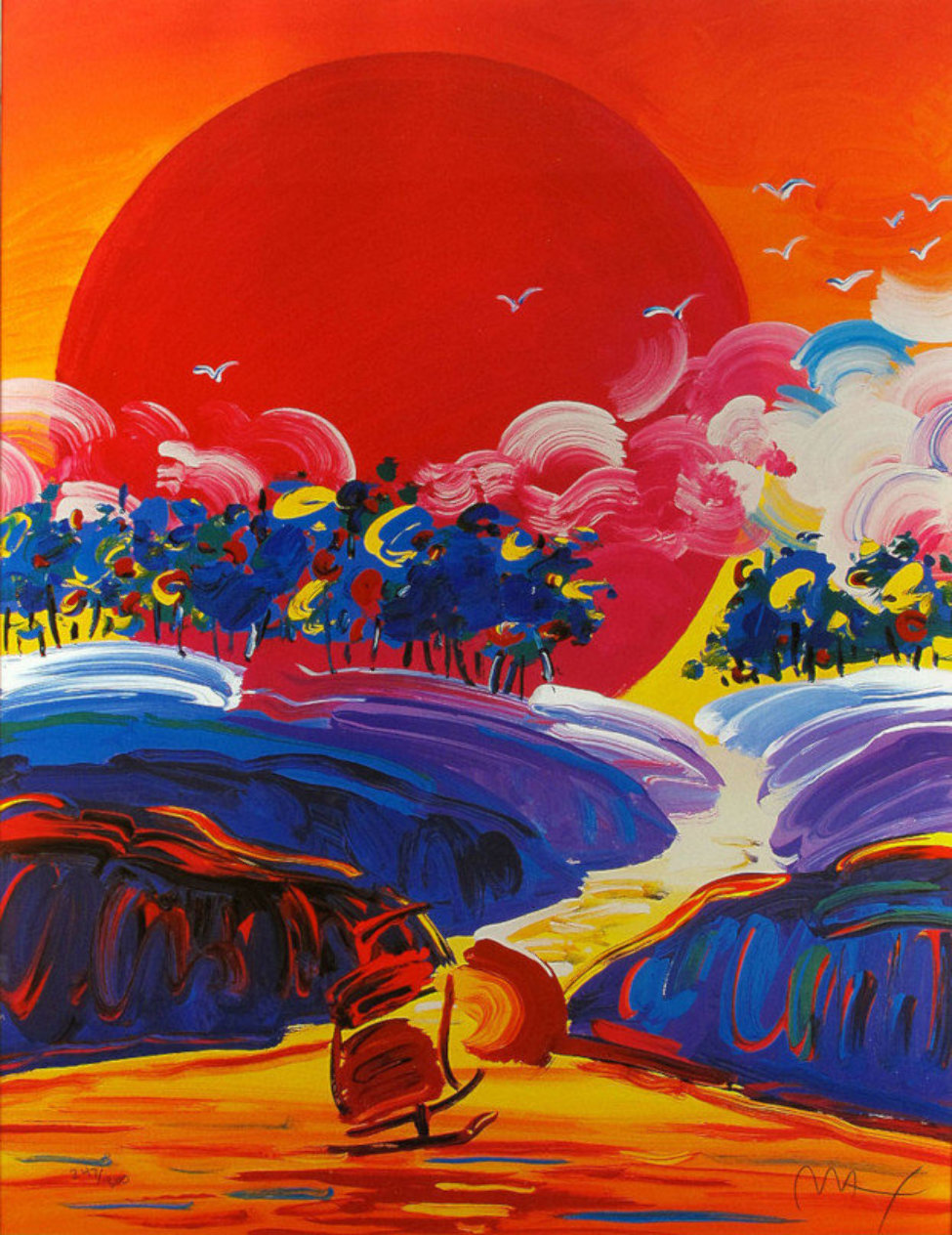 Without Borders II 2002 by Peter Max - For Sale on Art Brokerage