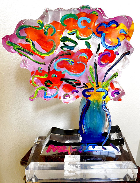Peter Max Vase Of Flowers Sculpture | Best Flower Site