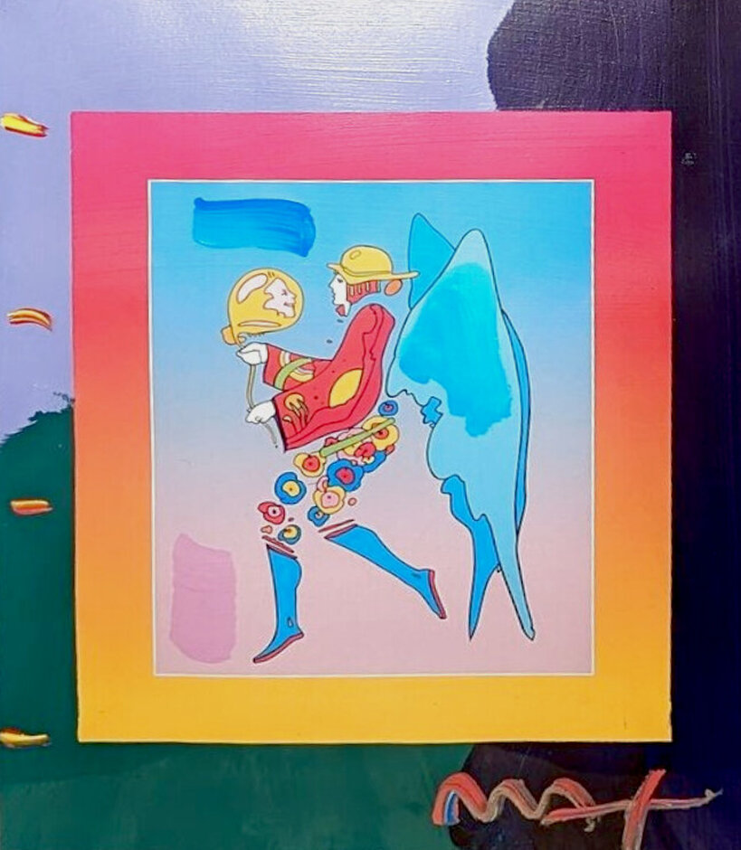 Peter Max Original Paintings, Watercolors, Drawings And Works On Paper ...