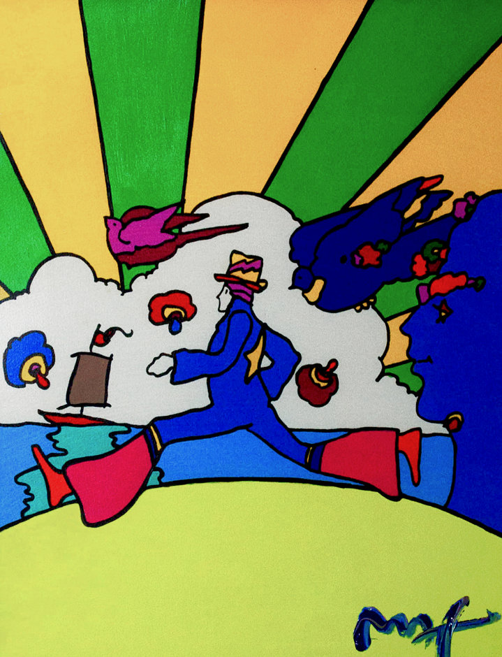 Peter Max Original Paintings, Watercolors, Drawings And Works On Paper ...