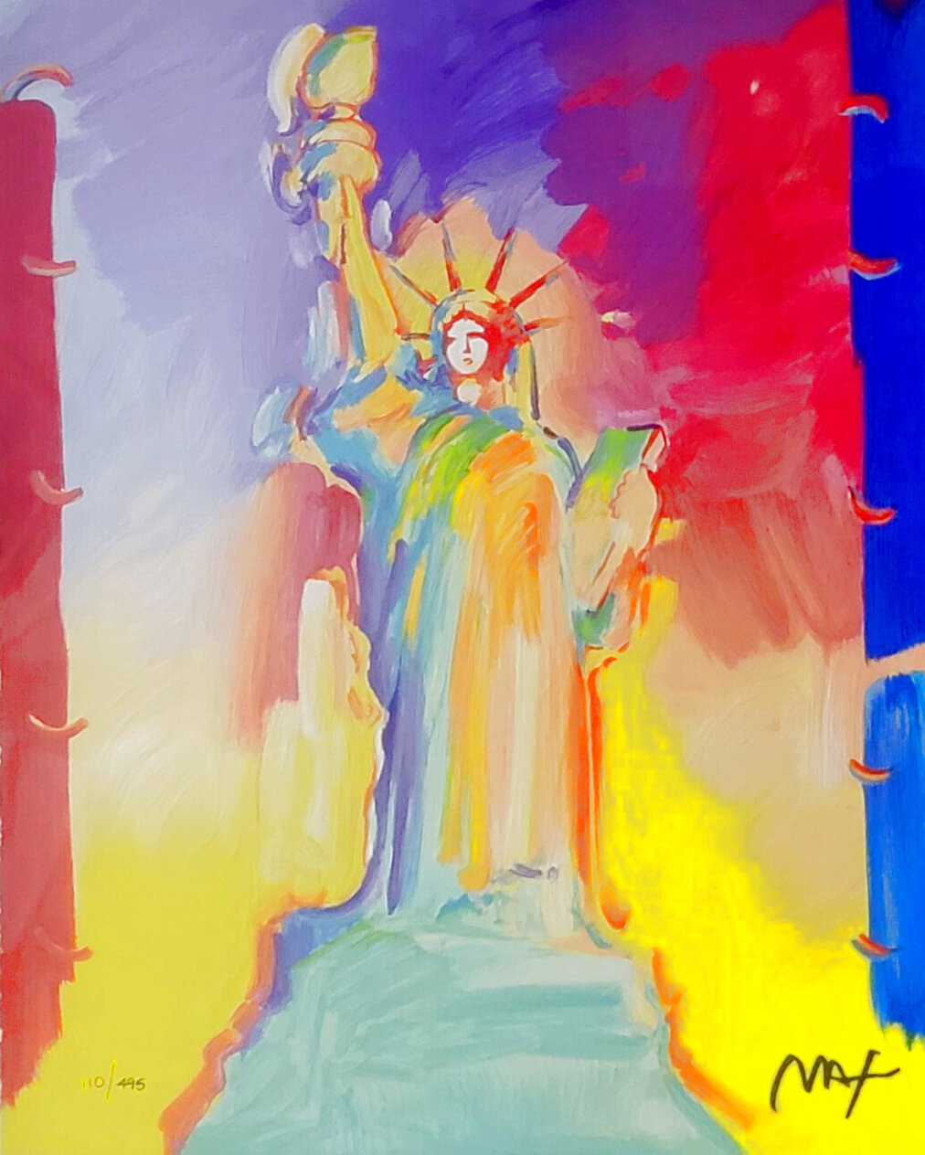 Statue of Liberty VIII 2017 Framed Limited Edition Serigraph 12x8 by ...