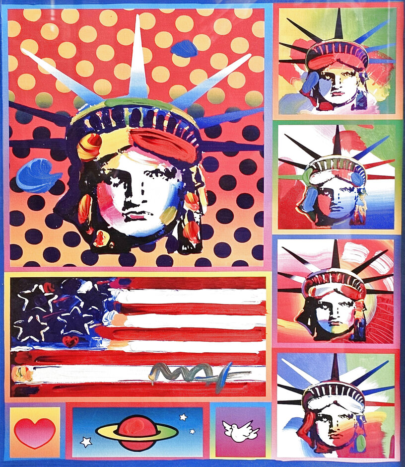 Peter Max Original Paintings, Watercolors, Drawings And Works On Paper ...