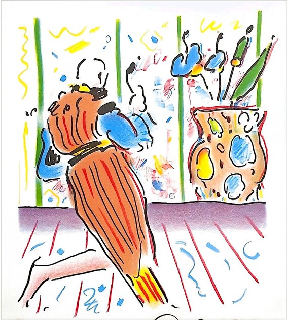 Midnight Profile 1988 Serigraph 40x28 by Peter Max - For Sale on Art ...